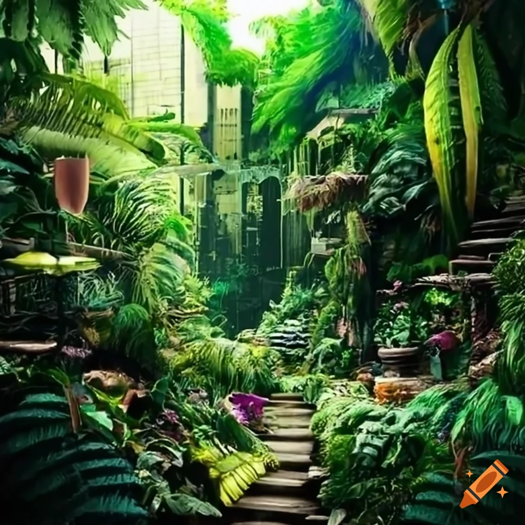 Urban jungle on Craiyon