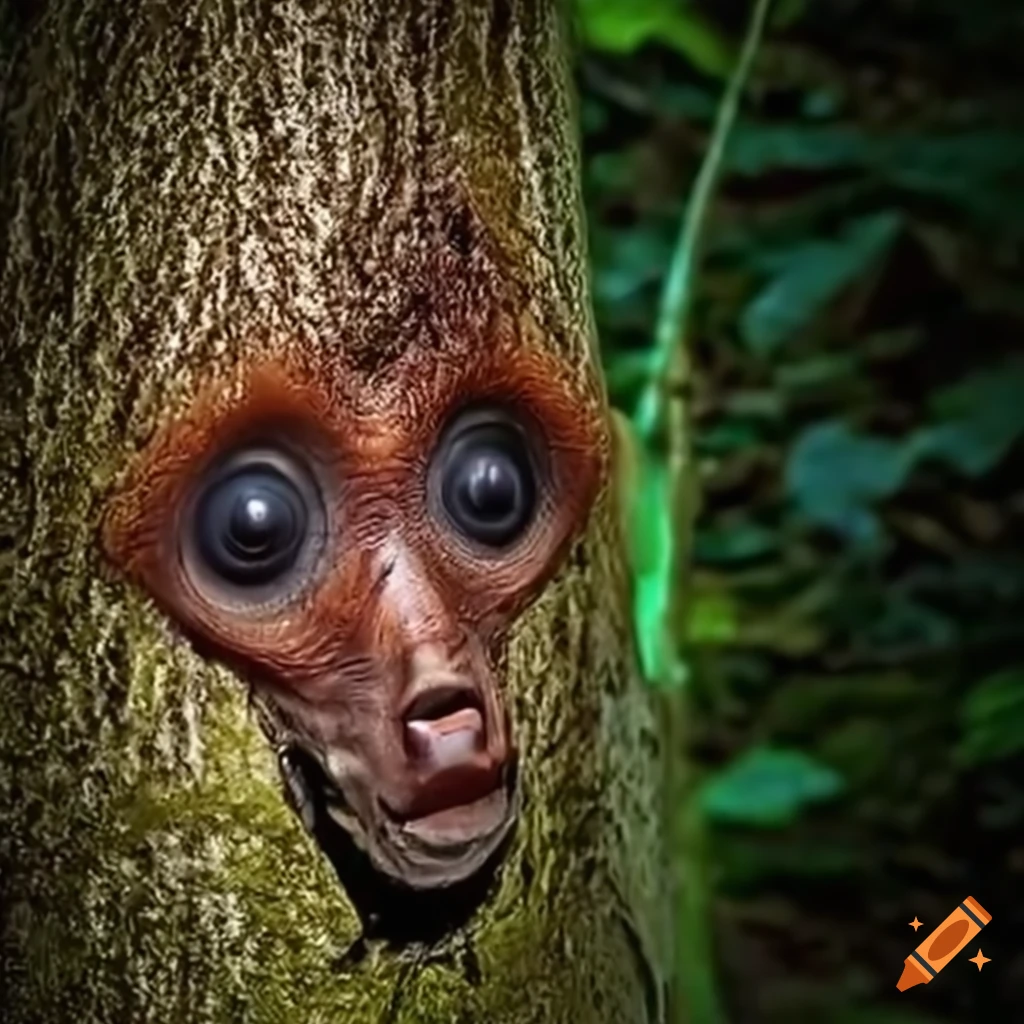 Nature trail capturing a strange creature in a steve harvey-like ...