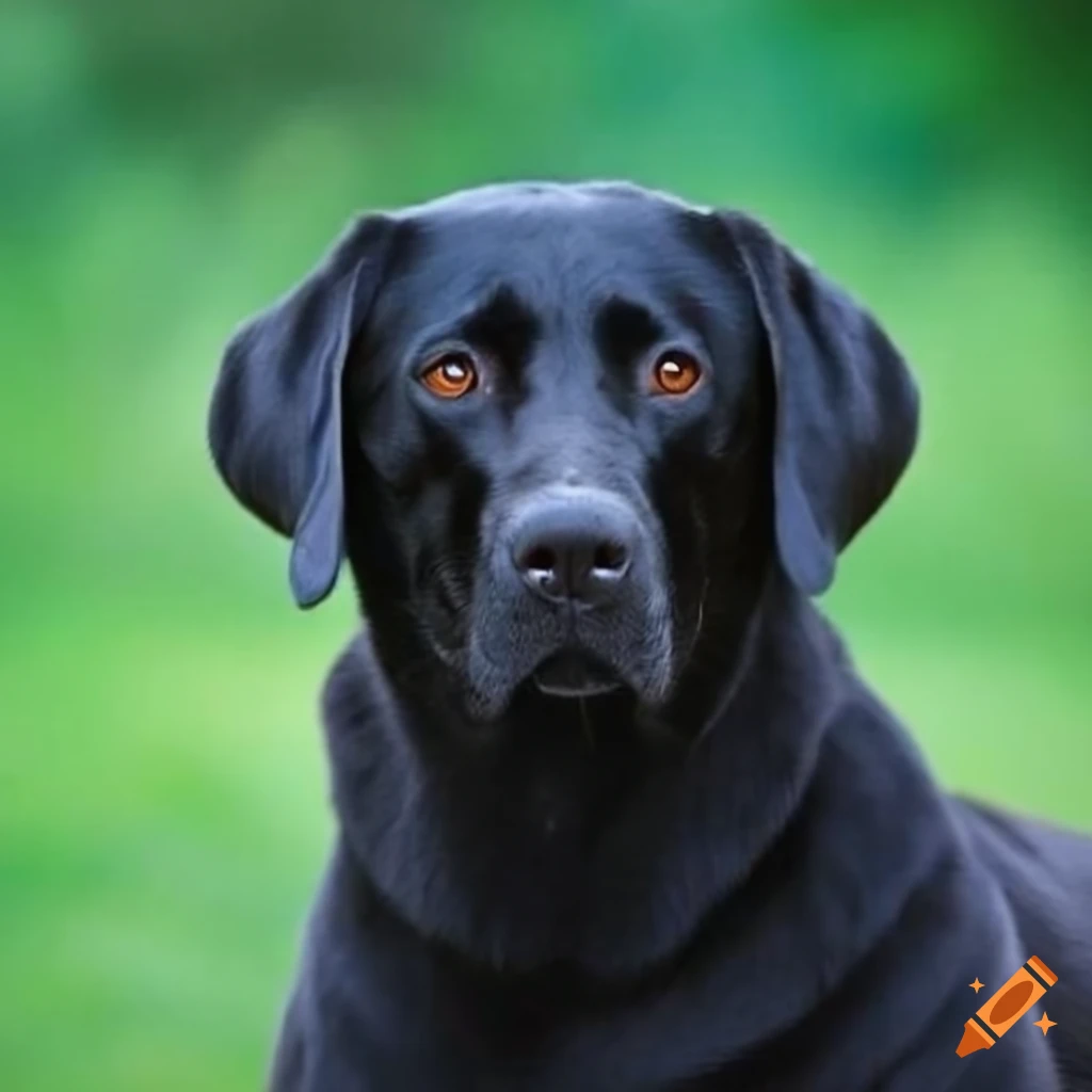 Labrador adult black on Craiyon