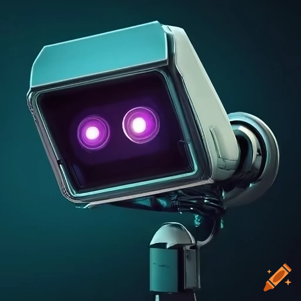 Sci-fi cctv camera on Craiyon