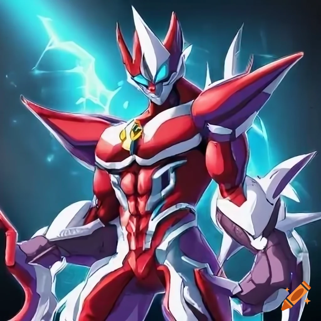 High detail representation of elemental hero neos on Craiyon