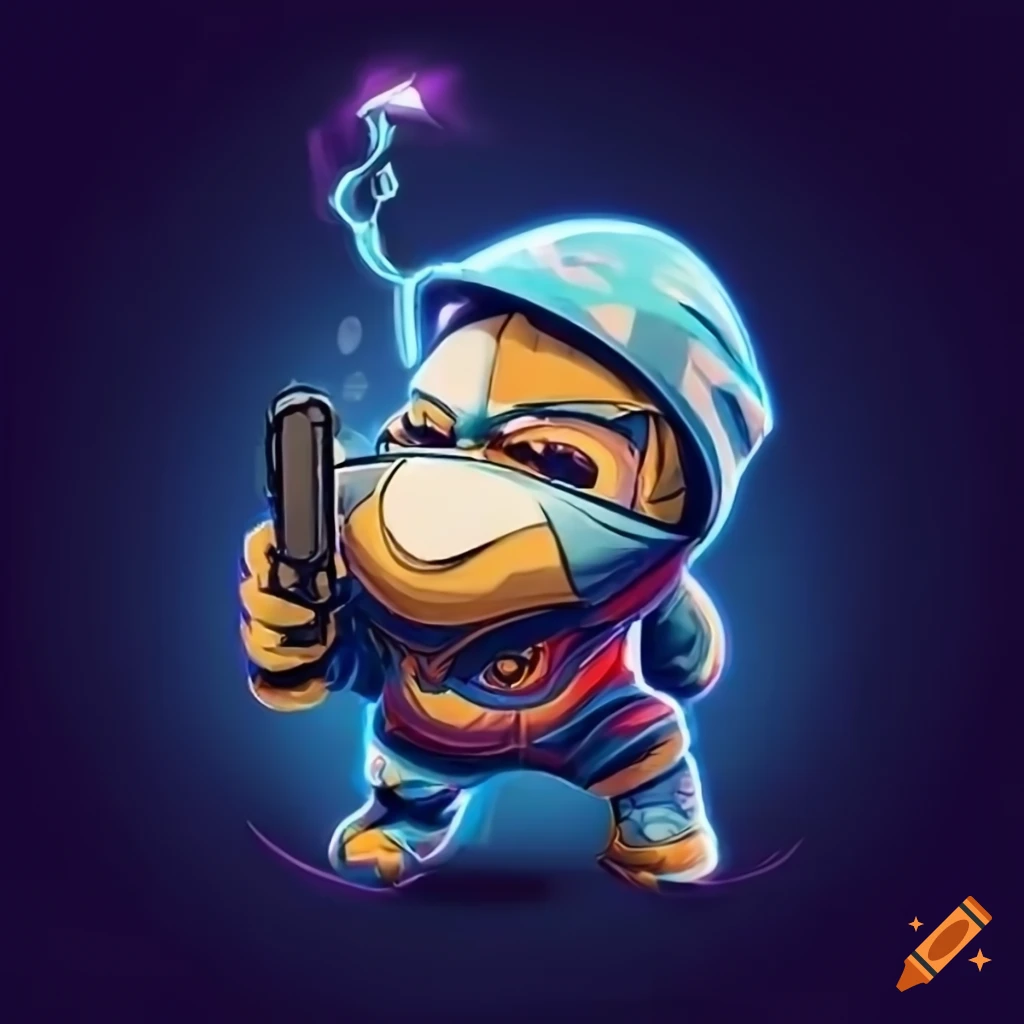 Premier buddies gaming mascot logo on Craiyon