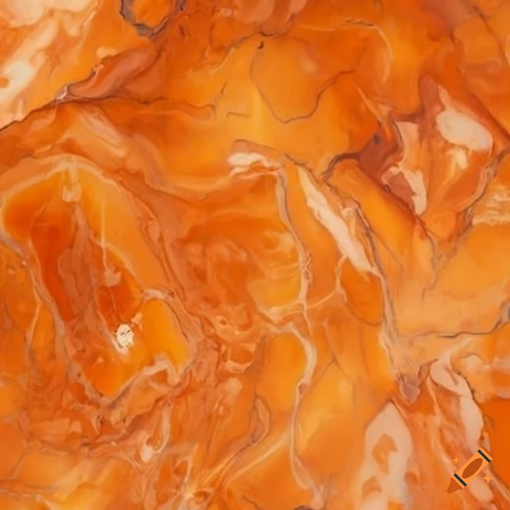 Orange marble texture on Craiyon