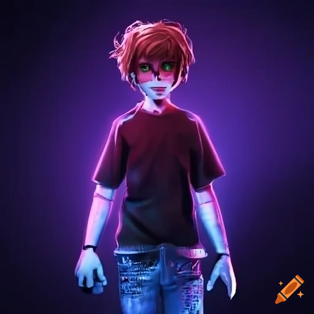 Evan afton from fnaf 4 on Craiyon