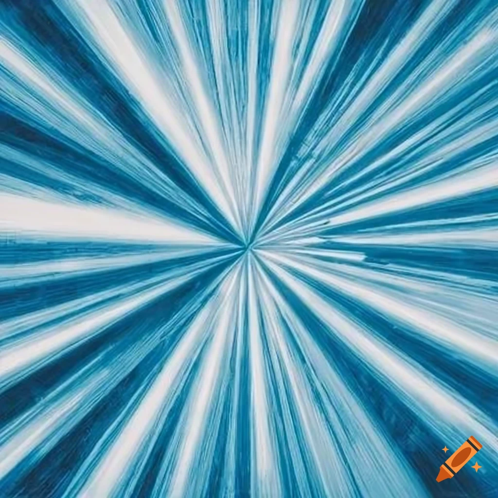 Abstract skyblue radial action manga background with texture patterns ...