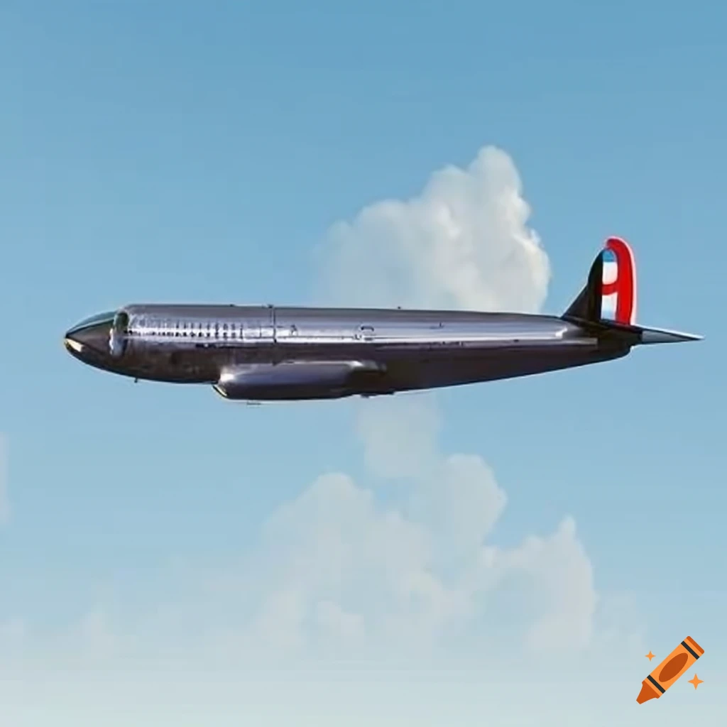 De havilland comet airplane on Craiyon