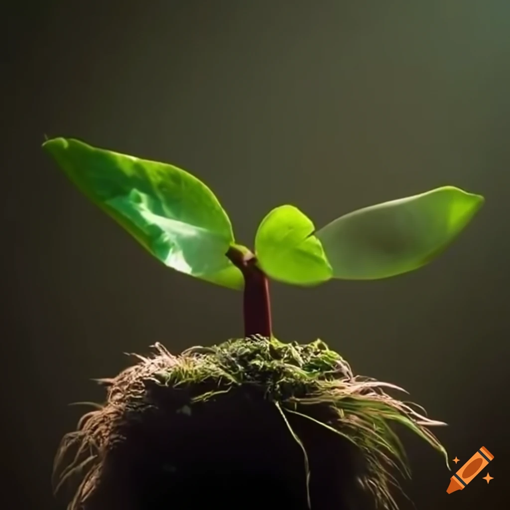 Dancing plant illustration on Craiyon