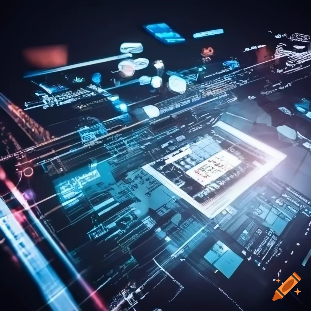 Smart business process map for analysis on Craiyon