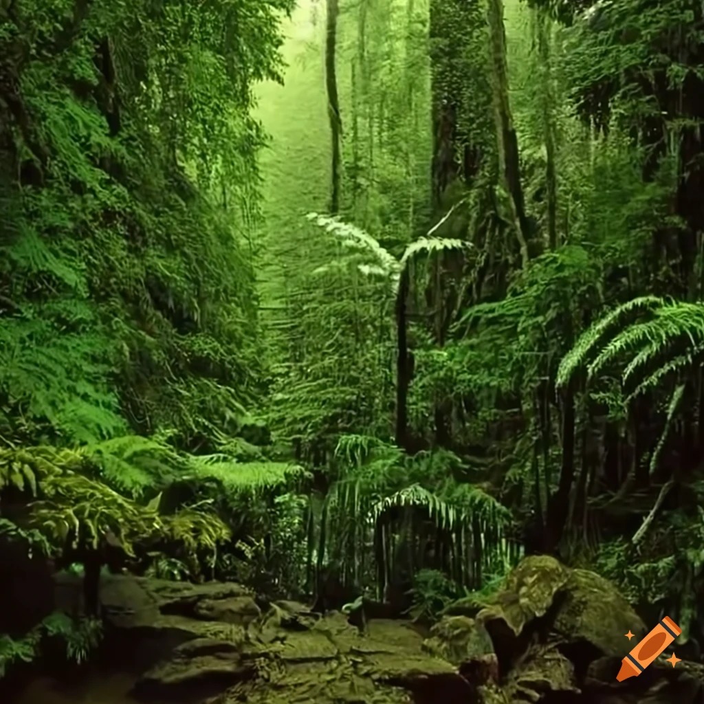 Rain forest on Craiyon