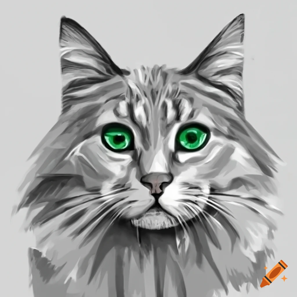 Norwegian forest cats on Craiyon