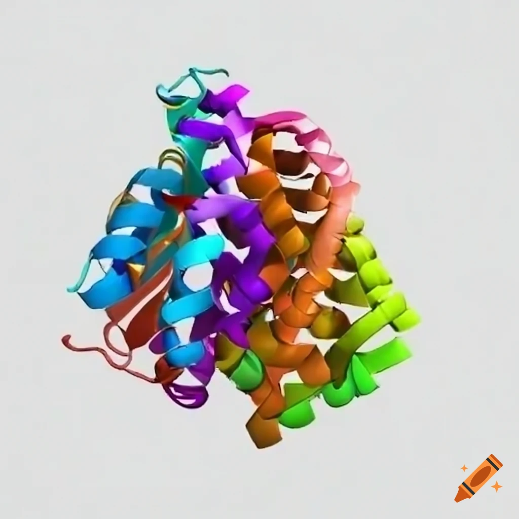 Protein structure on Craiyon