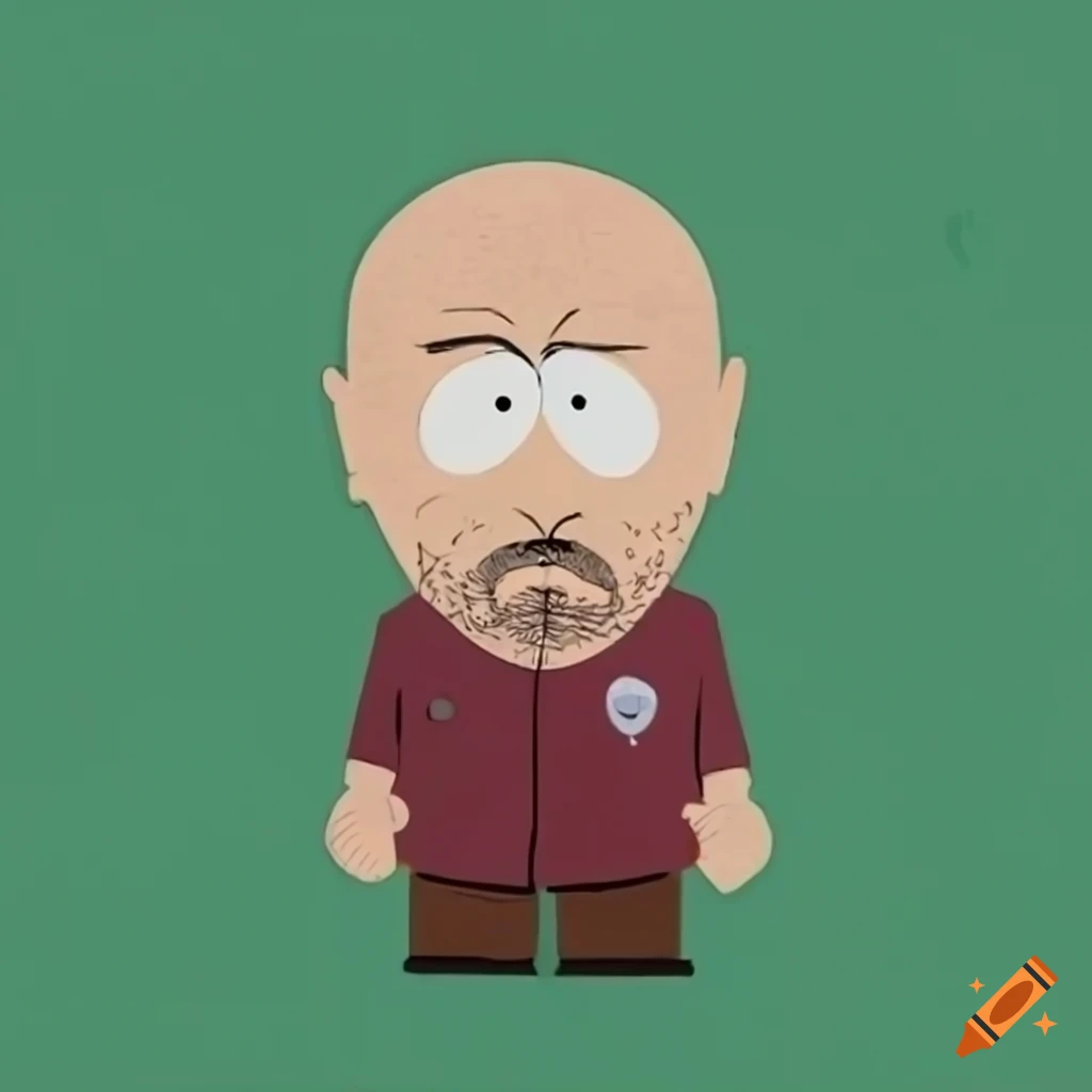 South park style alan shearer 2d cartoon in 4k hd on Craiyon