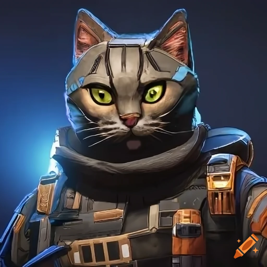 Apex legends cat on Craiyon