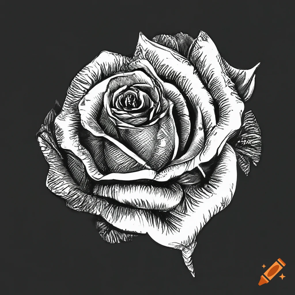 Detailed roses in a floral arrangement on Craiyon