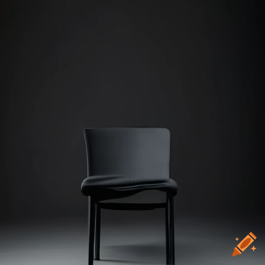 Grey chair in motion on Craiyon