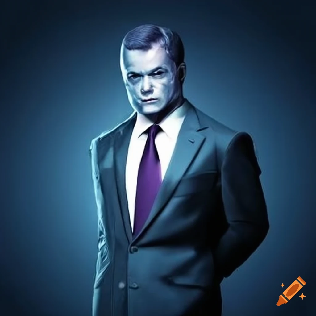 Sigma standing in a business setting on Craiyon