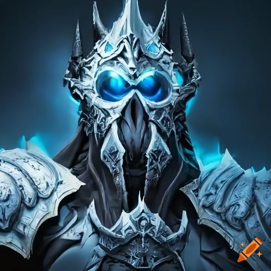 Lich king character from warcraft 3 on Craiyon