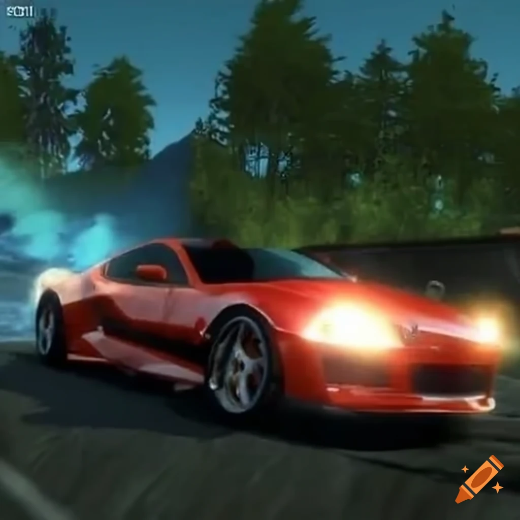 Pc gameplay of burnout 3 on Craiyon