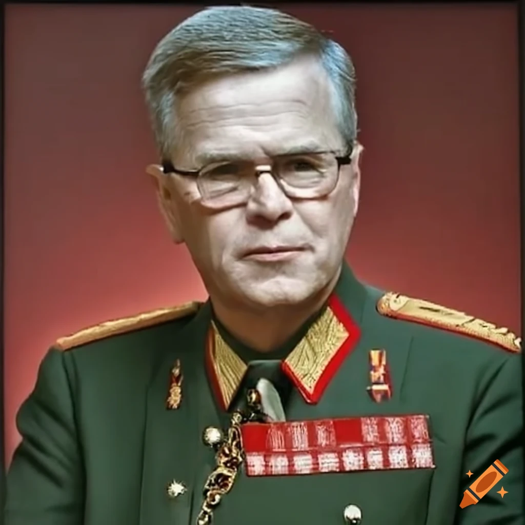 Soviet general jeb bush on Craiyon