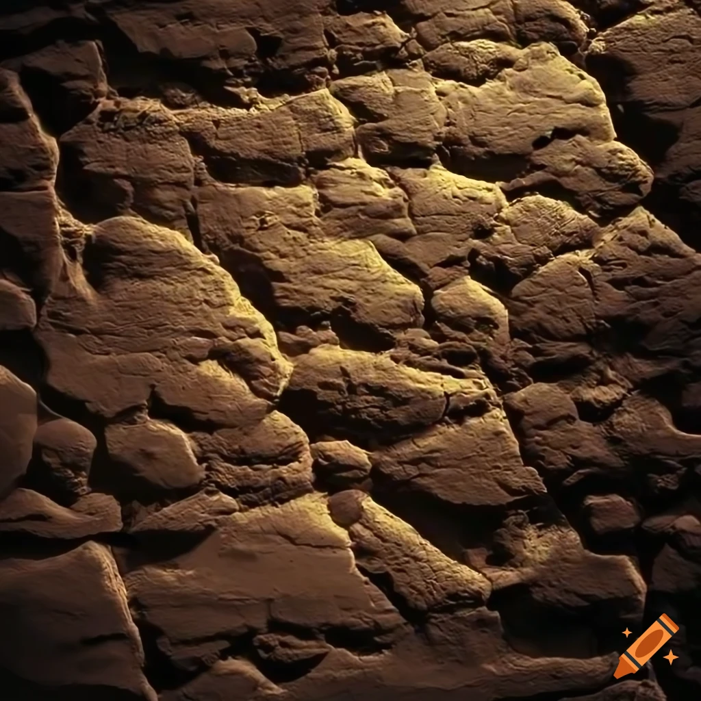 High definition texture of a cave wall on Craiyon