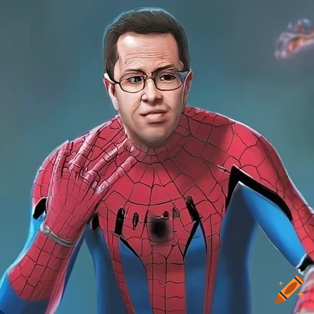 Jared fogle dressed as spiderman on Craiyon