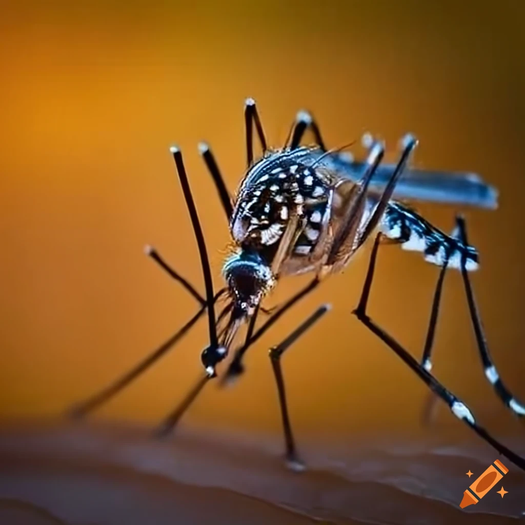 Tiger mosquito on Craiyon