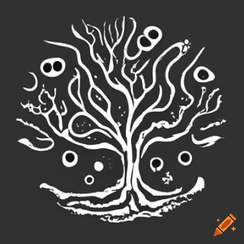Corrupted tree of life logo on Craiyon