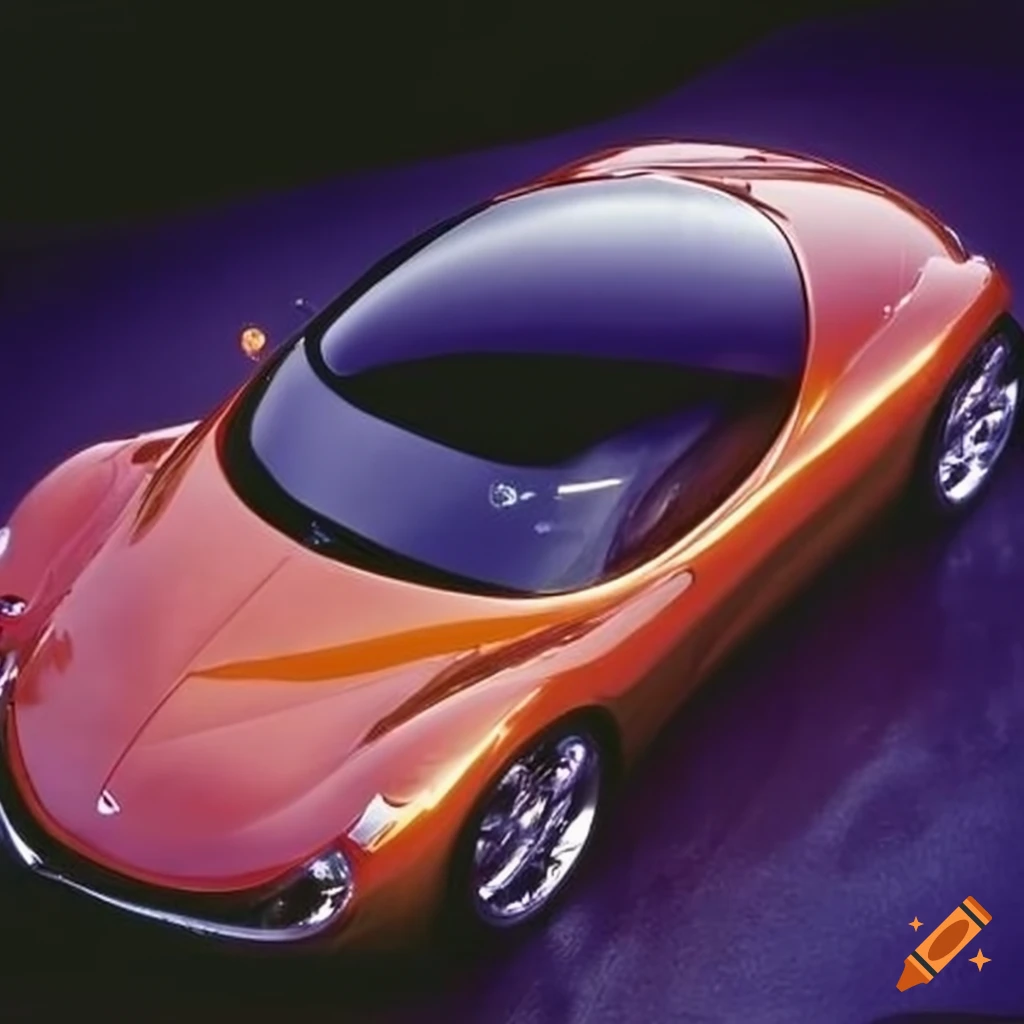 Plymouth concept car 2000 high detail on Craiyon