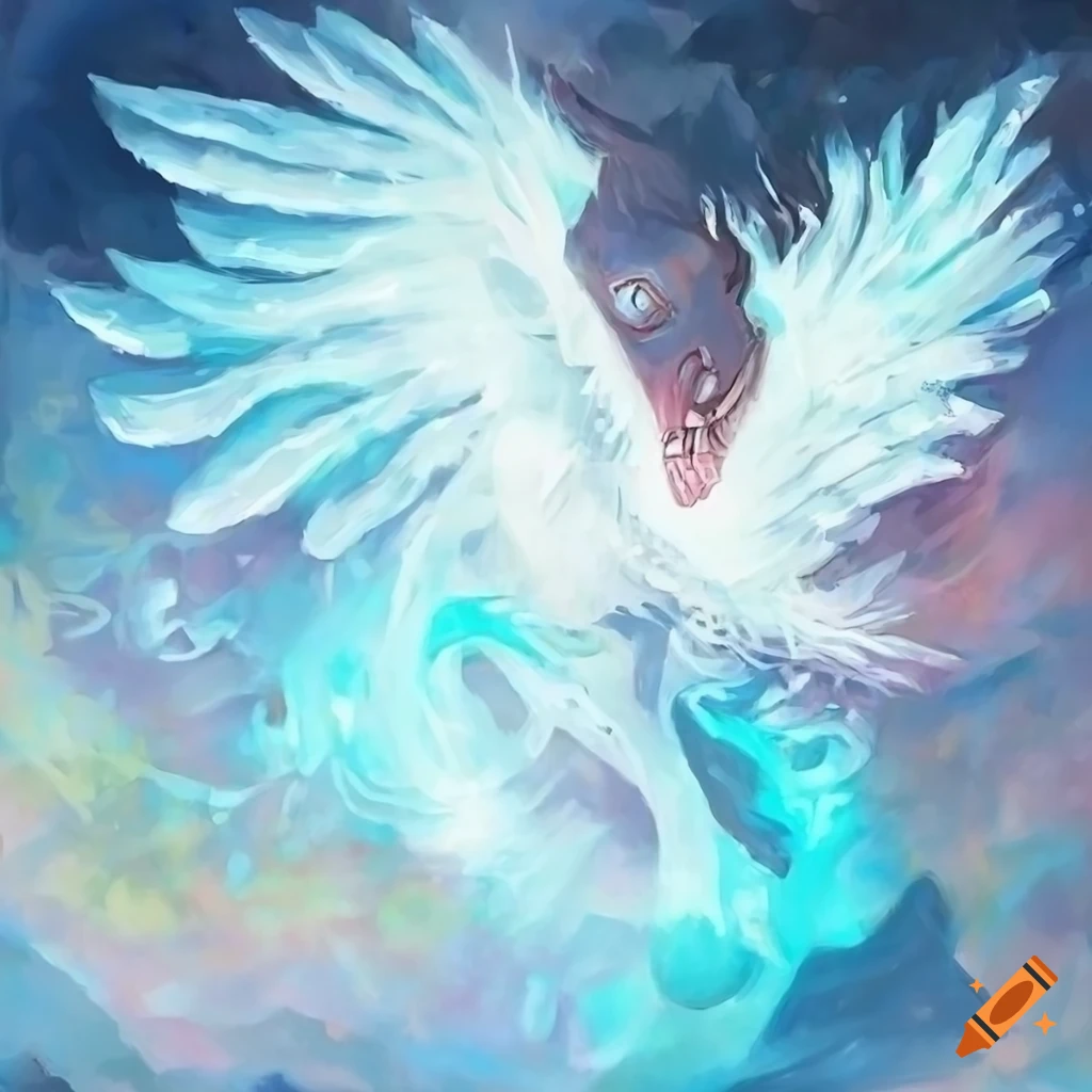 Bright white light-absorbing figure in mtg fantasy art on Craiyon