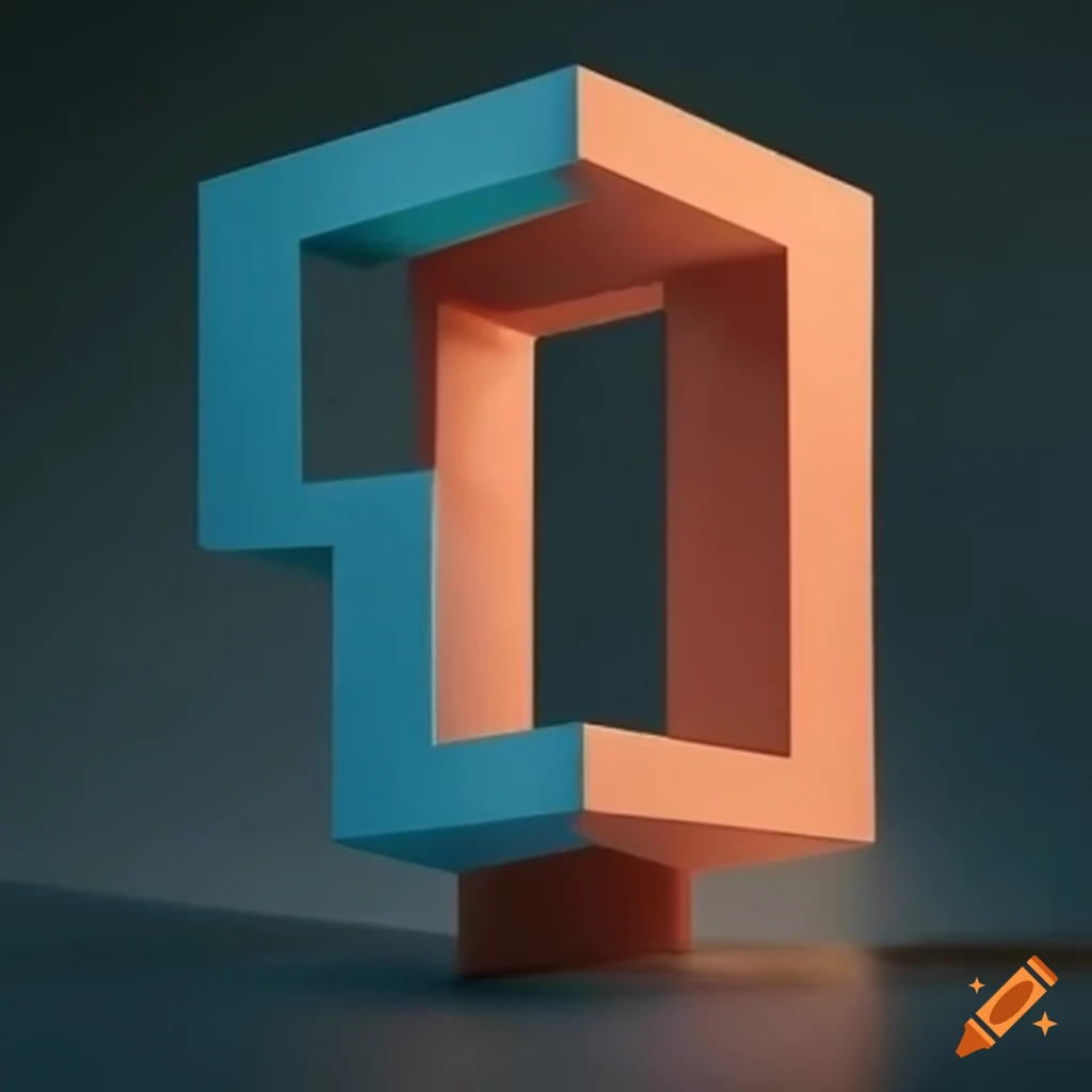 Impossible figure artwork on Craiyon