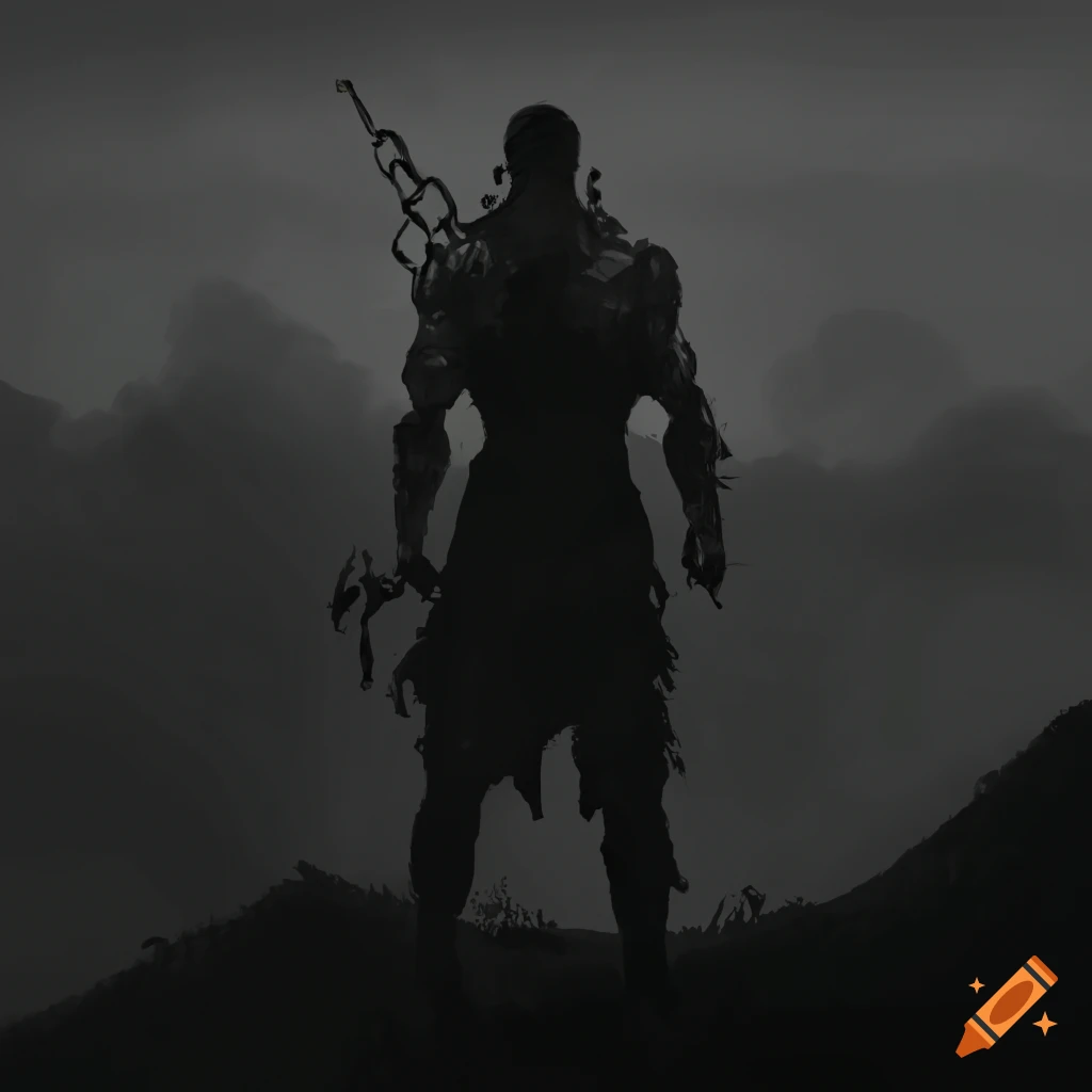 Gritty book cover featuring a battle-worn male warrior with broken ...