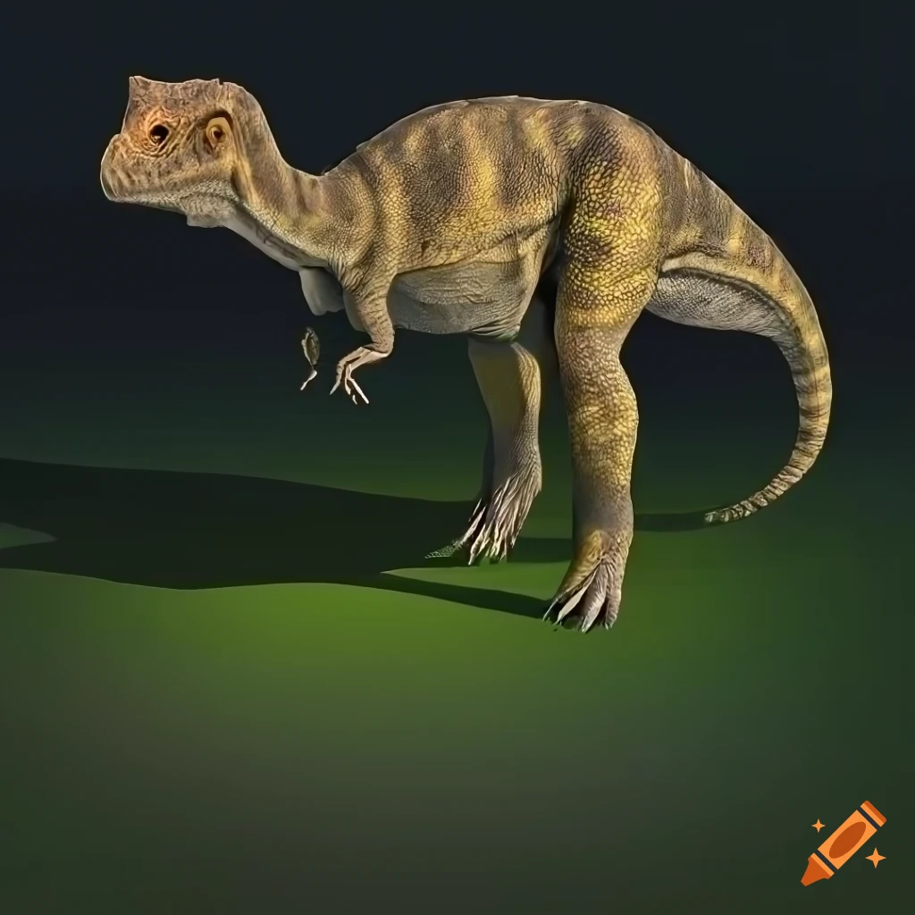 Pachycephalosaurus dinosaur with intricate lizard-like color pattern in ...