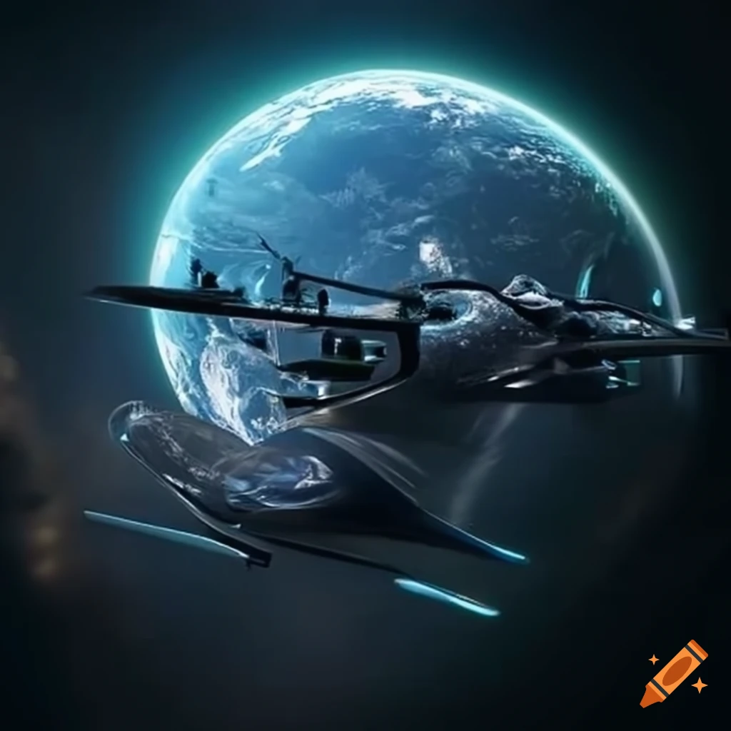 Futuristic flying cars in the year 10000 on Craiyon