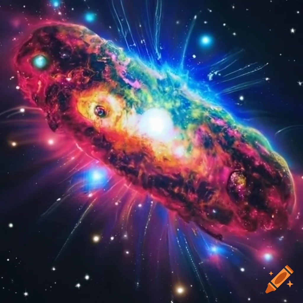 Colorful supernova in outer space on Craiyon