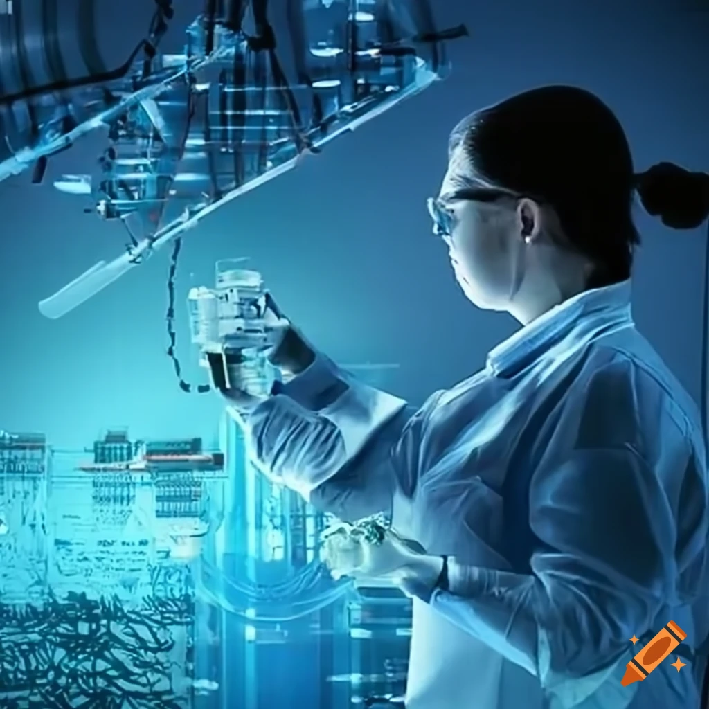 Technology engineering biology on Craiyon