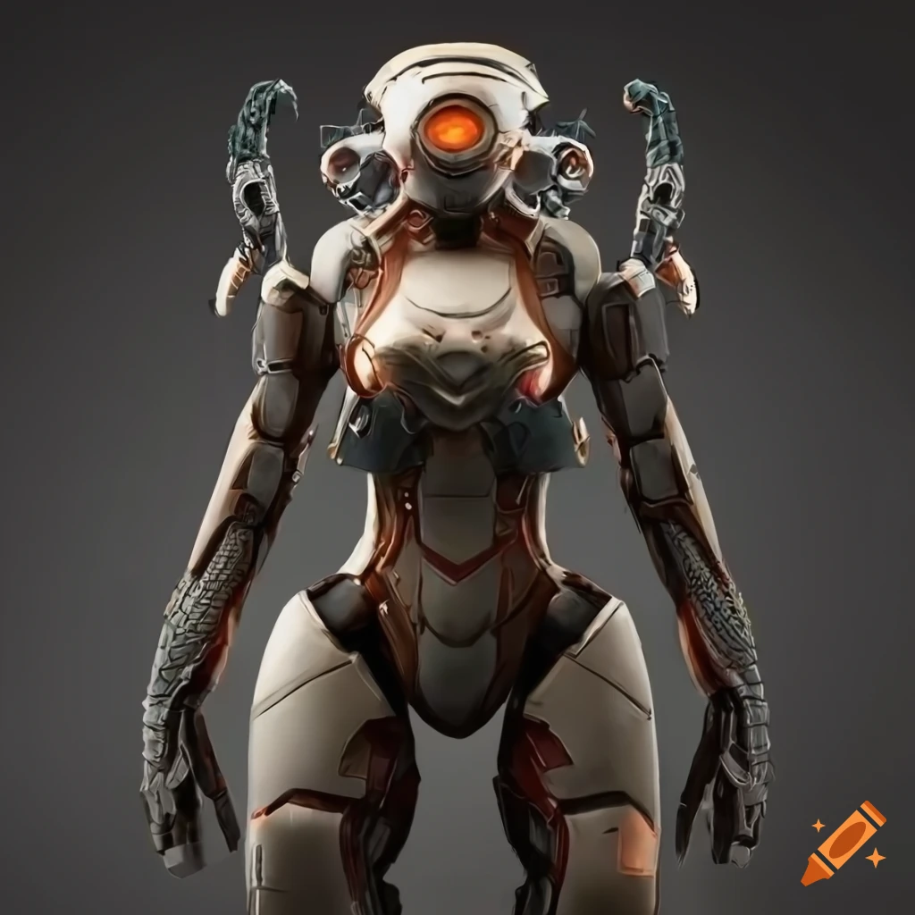 Medusa mech suit on Craiyon