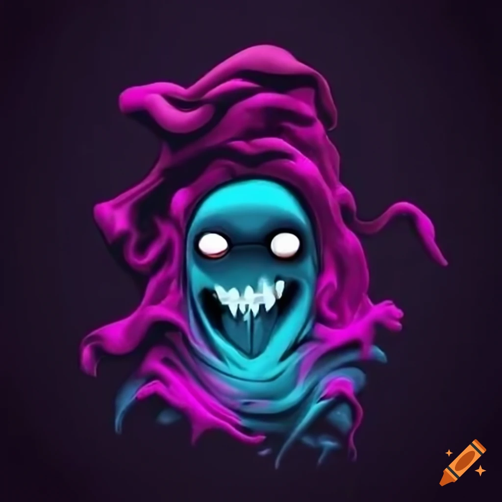 Logo design with an insanity theme in one color on Craiyon