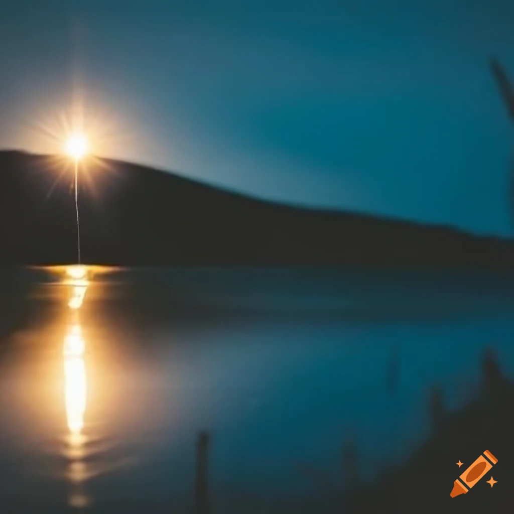 Lake view on Craiyon