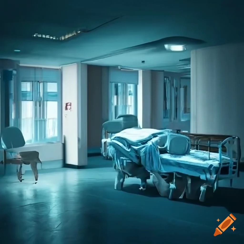 Exterior of a hyper realistic hospital building in 8k resolution on Craiyon