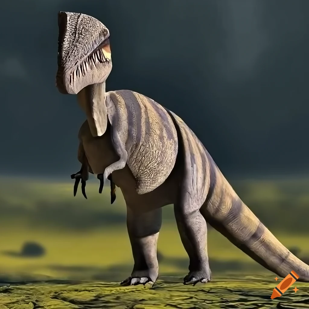 Colorful and detailed pachycephalosaurus in forest environment with ...