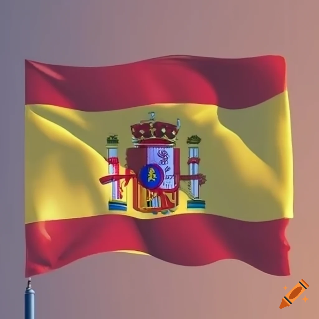Spanish flag on Craiyon