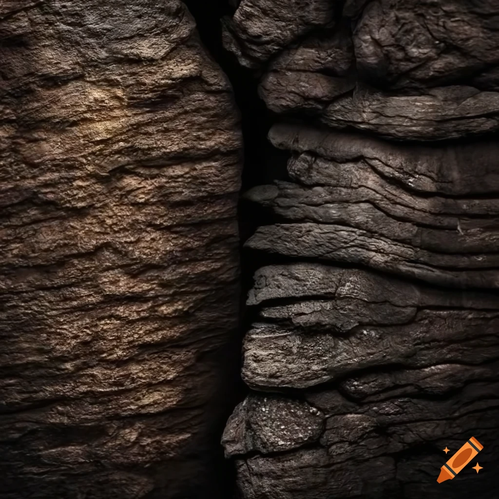 Texture of rock armor in full view on Craiyon