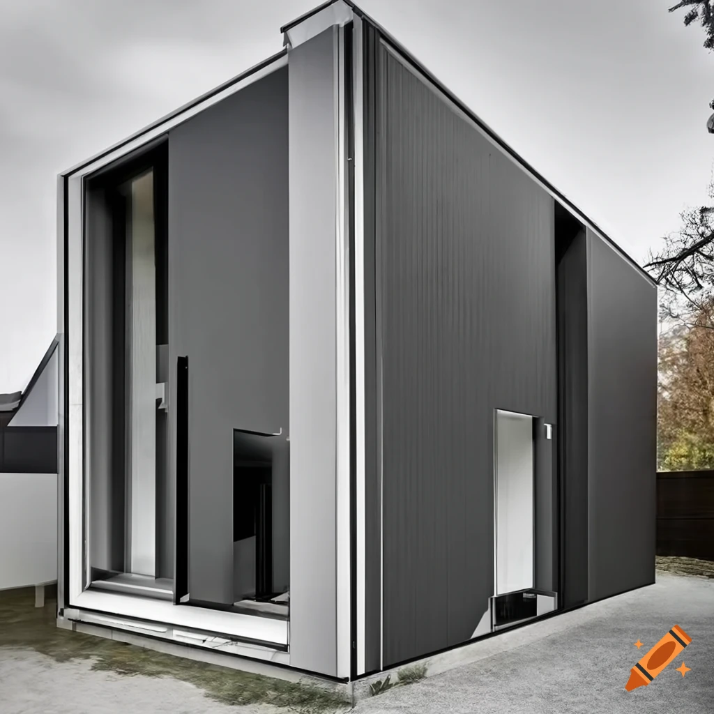 Modern house with graphene sheets for protection and sleek design on ...