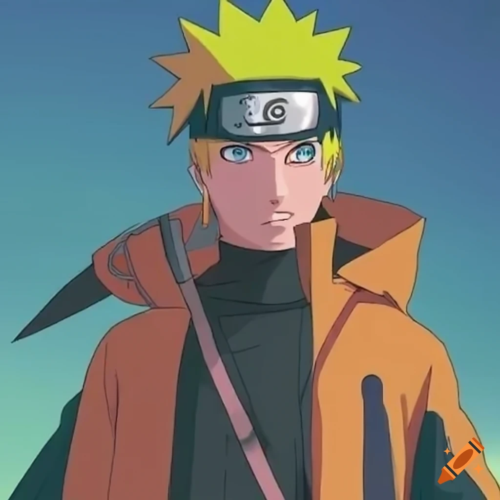Naruto uzumaki in yellow and black ninja attire walking towards secret ...