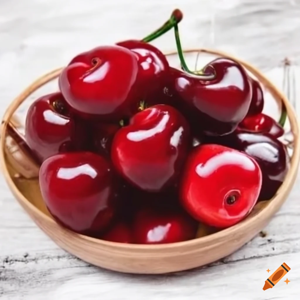 Cherry fruit on Craiyon