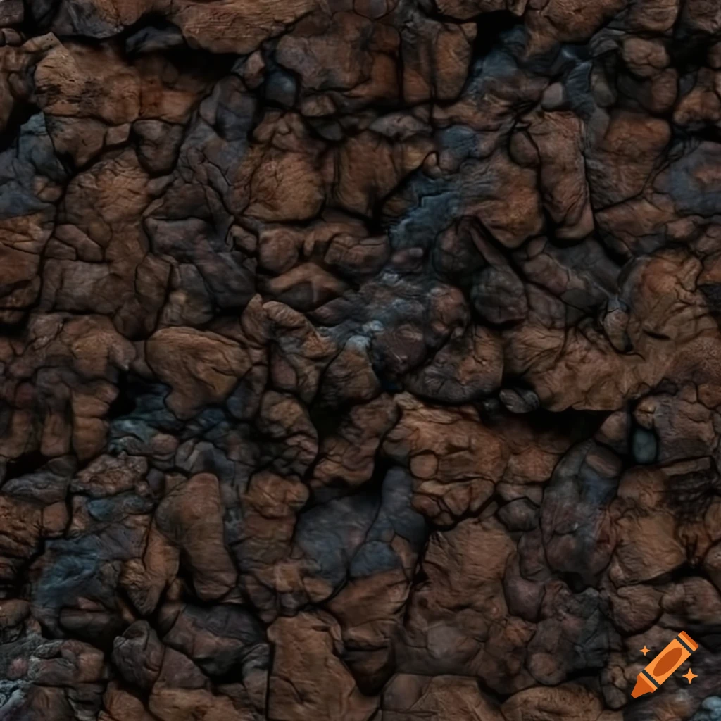 Dark flat stone cave ground texture on Craiyon