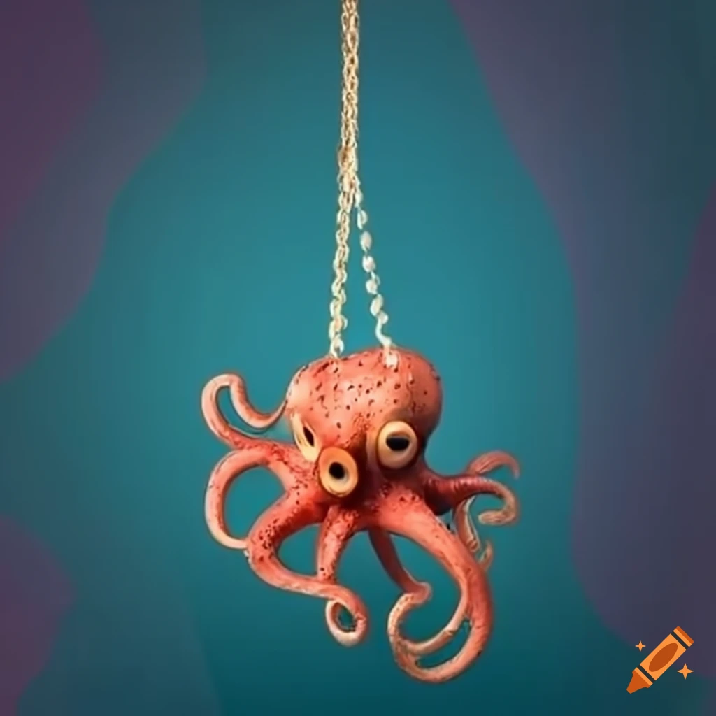 Octopus on a swing on Craiyon