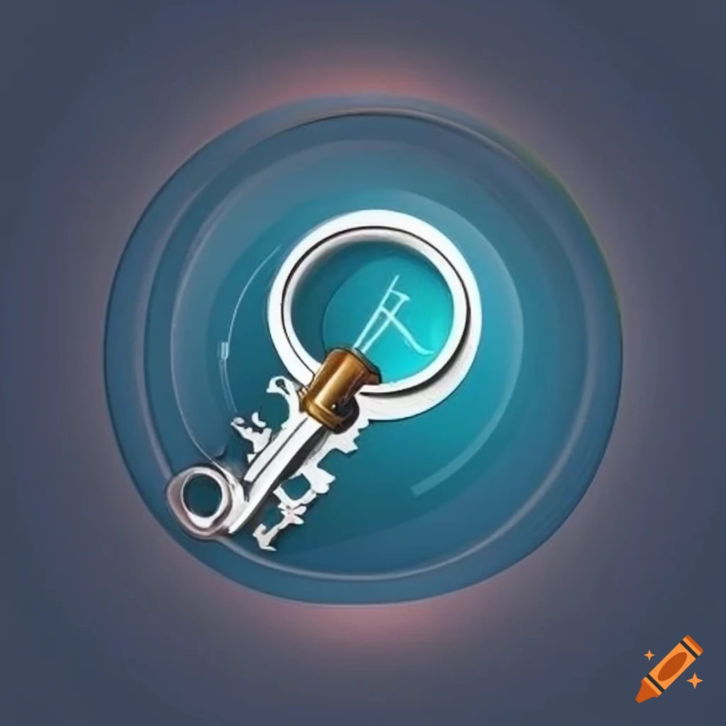 Professional logo with key, lock, and magnifying glass for KCI private ...