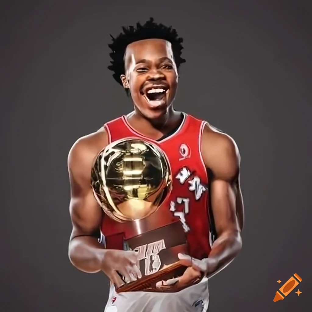 Scottie barnes of the toronto raptors celebrating nba championship win ...