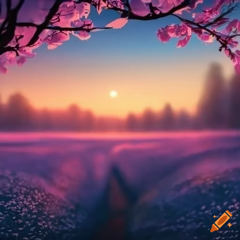 Calming spring evening on Craiyon